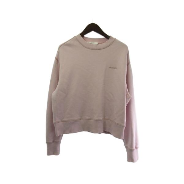 アミ アレクサンドル マテュッシ ami alexandre mattiussi AMI PARIS 刺繍 スウェット プルオーバー トレーナー USW016 JE0052 ピンク XS ☆AA★ レディース【ブランド】アミ アレクサンドル...