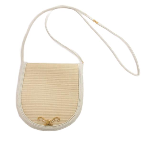 コンテス Comtesse ヴィンテージ ショルダーバッグ ホースヘア 斜めがけ レザー 白 ホワイト ベージュ レディース【ブランド】コンテス Comtesse【表記サイズ】サイズ表記なし（実寸サイズをご参考ください。）【実寸サイズ】持ち...