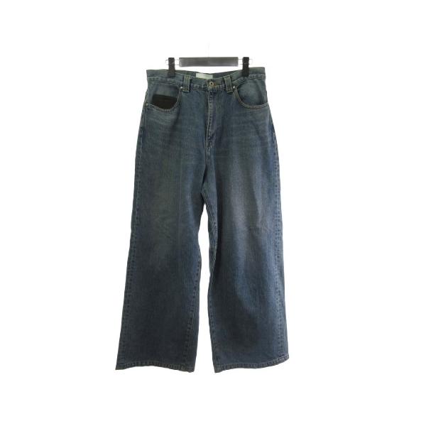 パラトレイト paratrait  PIPELINE DENIM PANTS PT24A085 デニムパンツ ジーンズ ワイド 3 ブルー ■GY28 メンズ【表記サイズ】3 L相当【実寸サイズ】ウエスト：82cm　もも幅：34cm　裾幅：...