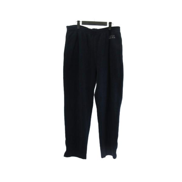 ペリーエリスアメリカ PERRY ELLIS AMERICA  パンツ フリース イージー ロゴ刺繍 ネイビー 紺 M ■GY28 メンズ【表記サイズ】M 【実寸サイズ】ウエスト：92cm　もも幅：36cm　裾幅：20cm　股上：36cm　...