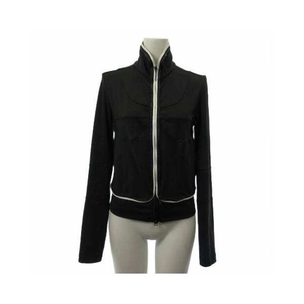 ステラマッカートニー STELLA McCARTNEY ジャケット クロップド ジップアップ M 黒 ブラック  レディース【ブランド】ステラマッカートニー STELLA McCARTNEY【表記サイズ】M【実寸サイズ】肩幅：37cm　身幅...