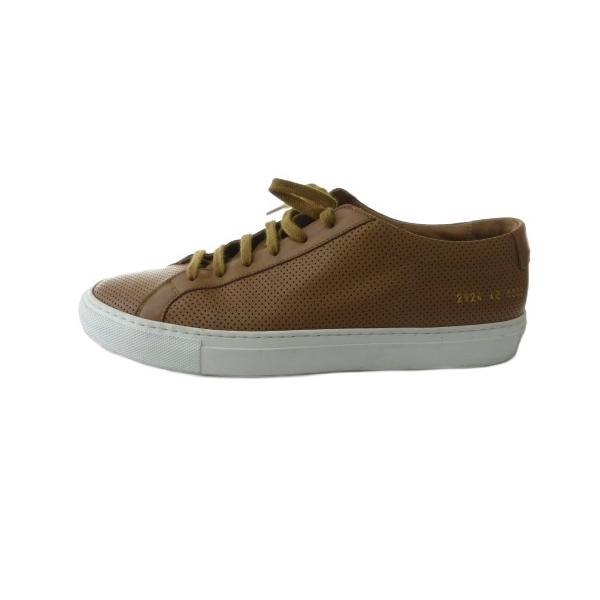 コモンプロジェクト COMMON PROJECTS ORIGINAL ACHILLES LOW パンチング レザー スニーカー シューズ ブラウン 茶 40 25.5cm メンズ【ブランド】コモンプロジェクト COMMON PROJECTS...