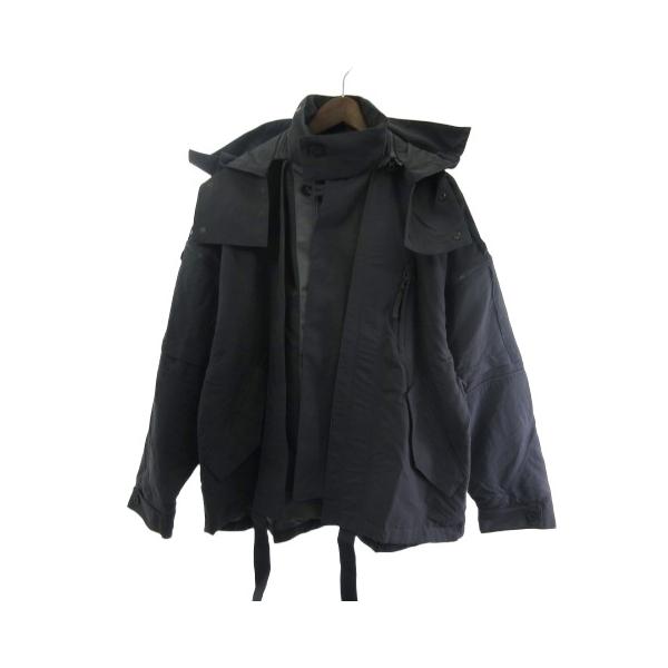 グーピーメイド GOOPiMADE (A)crypsis エイ・クライプシス 美品 DUET R-Shield Space Parka Jacket D-AGAVE ジャケット チャコールグレー 3 メンズ【表記サイズ】1 M相当【実寸サイ...