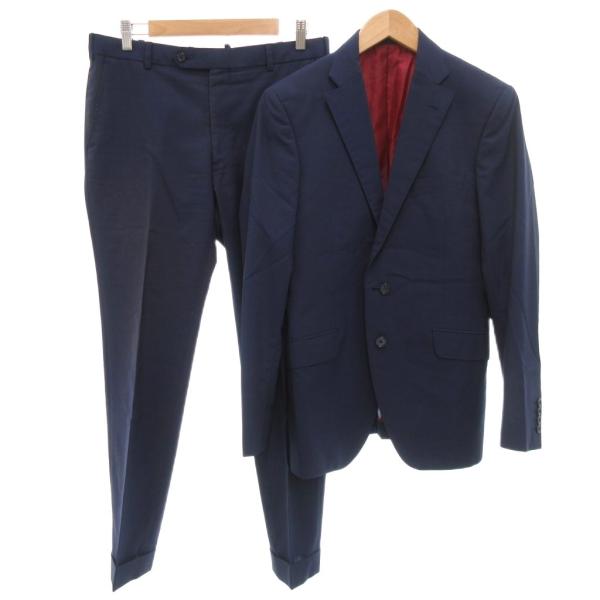 ラニフィーチェ デ グラムシー Lanificio di gramsci スーツ セットアップ テーラードジャケット パンツ シングル 2B 背抜き ウール【表記サイズ】サイズ表記なし(実寸サイズをご参考ください。)【実寸サイズ】ジャケット...