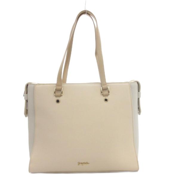 サミールナスリ SMIR NASLI ハンドバッグ トート 肩掛け ロゴ バイカラー ベージュ グレー /GV ■GY99 レディース【実寸サイズ】持ち手の長さ：60cm　ヨコ：35cm　タテ：29cm　マチ：11cm　ショルダーの長さ：-...