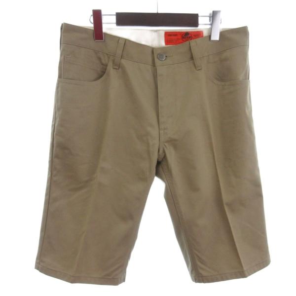 レッドキャップ RED KAP ハーフ チノパンツ ショーツ PS51J-3568 ベージュ W30 メンズ【ブランド】レッドキャップ RED KAP【表記サイズ】W30(ウエスト76cm ヒップ93cm)【実寸サイズ】ウエスト：82cm　...