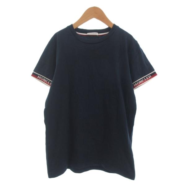 モンクレール MONCLER Tシャツ カットソー 半袖 C-WCOM-18-1043 袖リブ ロゴ 紺 ネイビー14anni 154cm キッズ【ブランド】モンクレール MONCLER【表記サイズ】14anni 154cm【実寸サイズ】肩...