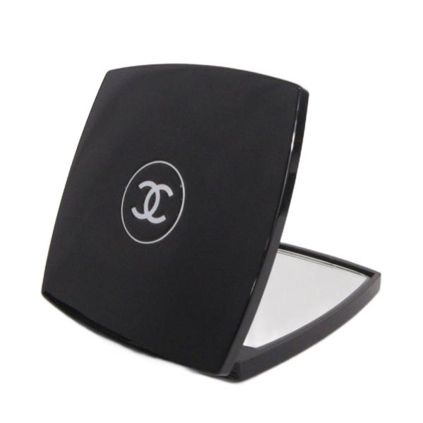 シャネル CHANEL 美品 ミロワール ドゥーブル ファセット ダブルコンパクトミラー 手鏡 黒 ブラック 小物 レディース【ブランド】シャネル CHANEL【表記サイズ】-【実寸サイズ】タテ 7.5cm　ヨコ 7.5cm　【素材】-【色...
