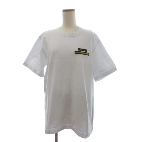 サカイ sacai 美品 HANK WILLIS THOMAS Tシャツ カットソー 半袖 クルーネック 21-0176S 白 ホワイト 4 レディース【ブランド】サカイ sacai【表記サイズ】4【実寸サイズ】肩幅：49cm　身幅：53....