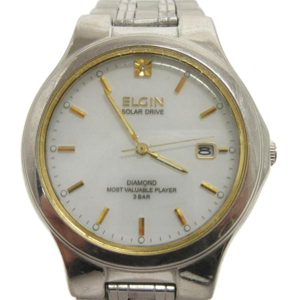 エルジン ELGIN  腕時計 アナログ 3針 デイト ソーラー FK-1323-C 文字盤 白 シルバーカラー ウォッチ ■GY99 メンズ【ブランド】エルジン ELGIN 【表記サイズ】※実寸サイズをご確認ください【実寸サイズ】バンド幅...