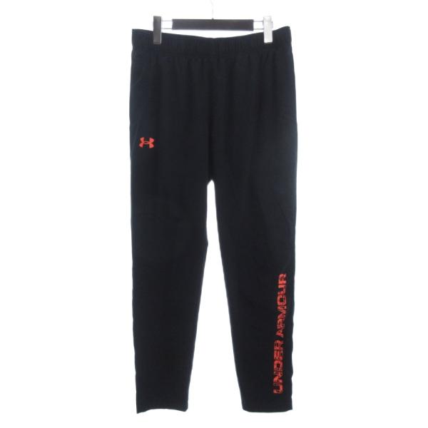 アンダーアーマー UNDER ARMOUR クロスパンツ イージー ロング ロゴ 1378373 黒 ブラック XL メンズ【ブランド】アンダーアーマー UNDER ARMOUR【表記サイズ】XL【実寸サイズ】ウエスト：78cm　もも幅：2...