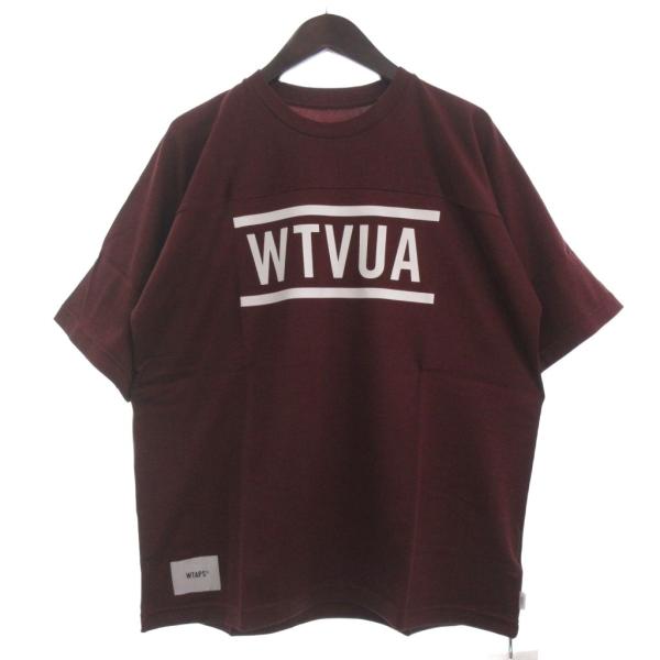 未使用品 ダブルタップス WTAPS 23AW RACO BRACKETS Tシャツ カットソー 半袖 232ATDT-CSM09 赤系 2 メンズ【ブランド】ダブルタップス WTAPS【表記サイズ】2【実寸サイズ】身幅：61cm　着丈：6...