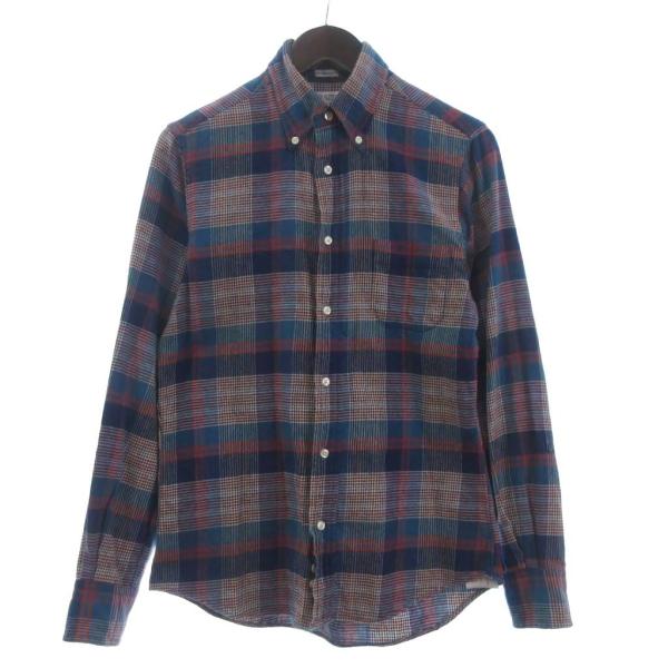 インディビジュアライズドシャツ INDIVIDUALIZED SHIRTS チェックシャツ 長袖 コットン マルチカラー 14.5-32 S メンズ【ブランド】インディビジュアライズドシャツ INDIVIDUALIZED SHIRTS【表記...