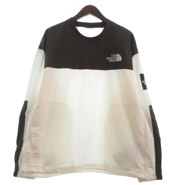 ザノースフェイス ホワイトレーベル ALBANY CREWNECK トレーナー 長袖 NM5MR03K 茶 ブラウン 白 ホワイト L メンズ【ブランド】ザノースフェイス ホワイトレーベル THE NORTH FACE WHITE LABE...