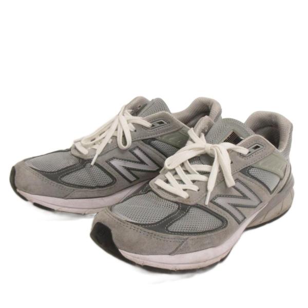 ニューバランス NEW BALANCE M990GL5 スニーカー ローカット ロゴ グレー US9 27cm 靴 メンズ【ブランド】ニューバランス NEW BALANCE【表記サイズ】US9・27cm【実寸サイズ】最大幅：11.5cm　ア...
