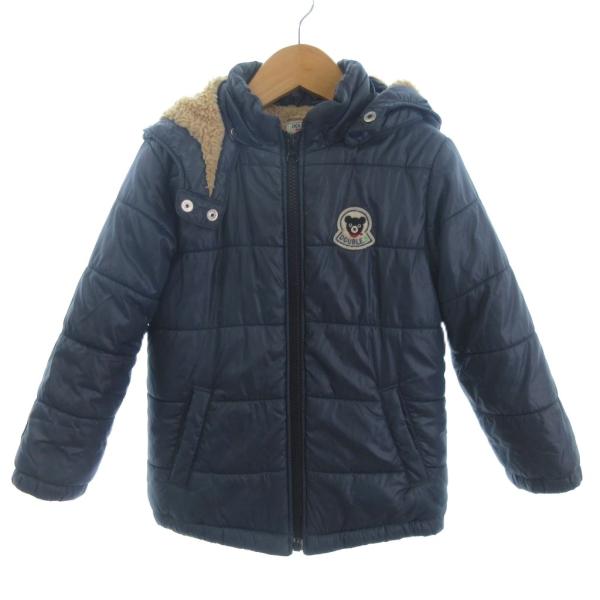 ミキハウス ダブルビー MIKIHOUSE DOUBLE.B ジャケット ブルゾン  フルジップ フーディ ワンポイト 紺 ネイビー 110cm キッズ【ブランド】ミキハウス ダブルビー ダブルB MIKIHOUSE DOUBLE.B【表記...