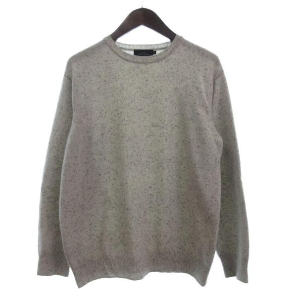 リーセンシィ オブ マイン RECENCY OF MINE ABAHOUSE ニット セーター 長袖 カシミヤ 総柄 グレー系 48 ■GY35 メンズ【ブランド】リーセンシィ オブ マイン RECENCY OF MINE【表記サイズ】48...