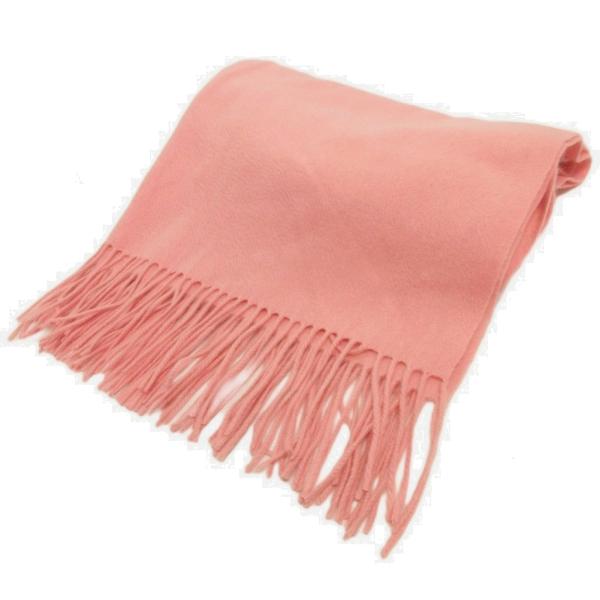 カシミヤワールド CASHMERE WORLD マフラー ストール フリンジ カシミヤ ピンク 小物 ■OOM レディース【表記サイズ】※実寸サイズをご確認ください【実寸サイズ】全長（フリンジ含まず）：180cm　幅：71cm　　【素材】カ...