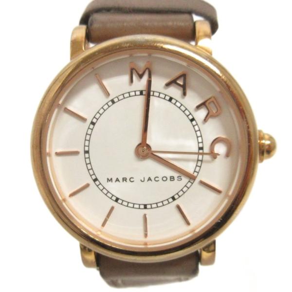 マークジェイコブス ロキシー 腕時計 アナログ 3針 MJ1538 レザー 文字盤 白 茶 ブラウン ウォッチ ■OOM レディース【ブランド】マークジェイコブス MARC JACOBS【表記サイズ】※実寸サイズをご参照ください【実寸サイズ...