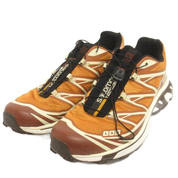 サロモン Salomon XT-6 FORAGING END CLOTHING スニーカー ローカット 474243 黄 イエロー 27.0cm メンズ【ブランド】サロモン Salomon【表記サイズ】27.0cm【実寸サイズ】最大幅：11...