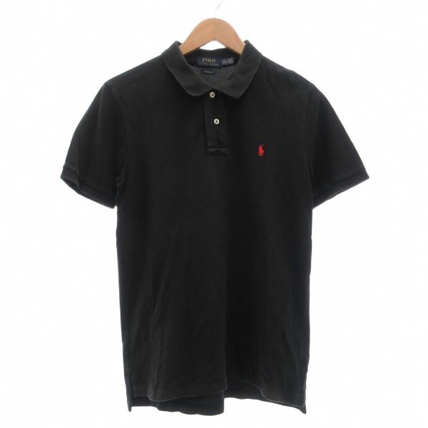ポロ ラルフローレン POLO RALPH LAUREN ポロシャツ ロゴ刺繍 M（14-16）黒 ブラック 無地 半袖 /SX キッズ【ブランド】ポロ ラルフローレン POLO RALPH LAUREN【表記サイズ】M（14-16）【実寸...