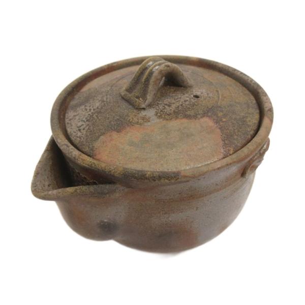 備前焼 泉 宝瓶 ほうひん 急須 茶器 煎茶器 茶 ブラウン 食器 その他【表記サイズ】サイズ表記なし（実寸サイズをご参考ください。）【実寸サイズ】直径：約9cm　口経：約7cm　高さ：約j8.5cm　　【素材】備前焼【色】茶 ブラウン【状...
