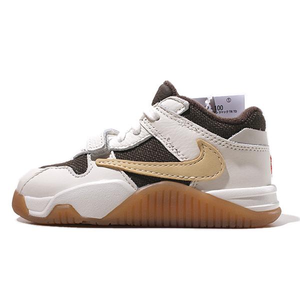 15cm 未使用品 Travis Scott × NIKE トラヴィス・スコット ナイキ JORDAN JUMPMAN JACK TR TD 'Sail and Dark Mocha' US9c FJ2852-100 /●  メンズ【ブラン...