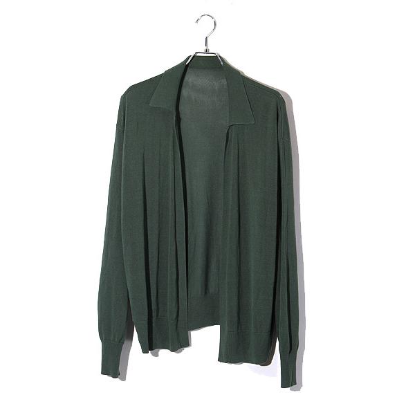 24SS RAINMAKER レインメーカー DOUGI CARDIGAN ニットカーディガン 4(46) KHAKI カーキ RM241-032 /◆ メンズ【表記サイズ】メンズ:4(46)【実寸サイズ】肩幅：60cm　身幅：62cm　着...