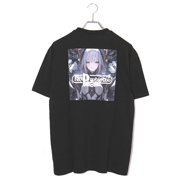 L 未使用品 2025SS No Problemo ノープレブレモ NO LIMITS SS TEE プリント 半袖Tシャツ BLACK ブラック NP60006-03 /■In2 メンズ【表記サイズ】メンズ:L【実寸サイズ】肩幅：54cm...