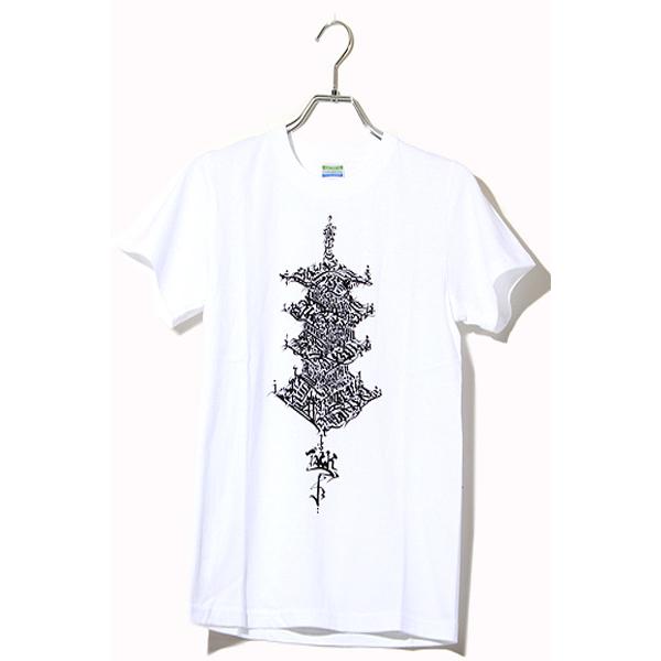 ATHLETIC APPAREL 村上隆 Hidari Zingaro Tシャツ カットソー 150cm WHITE ホワイト /◆ キッズ【表記サイズ】キッズ:150【実寸サイズ】肩幅：37cm　身幅：42cm　着丈：58cm　袖丈：17...