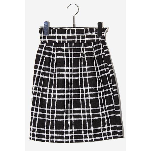 Petitjo Style プッチージョ スタイル チェック ミニスカート P55 BLACK ブラック 78826-01 /◆☆ レディース【表記サイズ】レディース：P55 ウエスト55 ヒップ81【実寸サイズ】ウエスト：56cm　ヒップ...