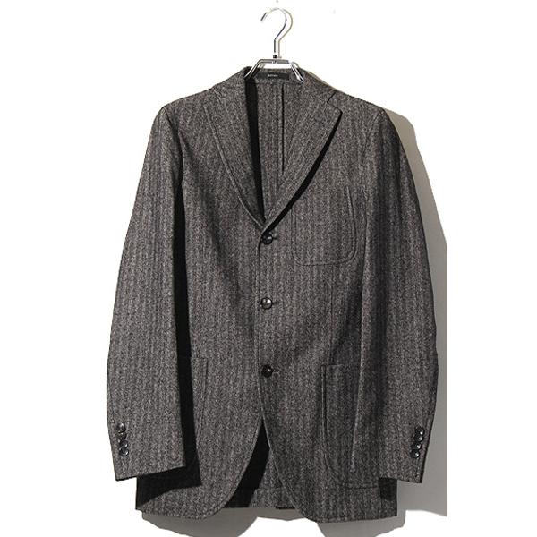 BOGLIOLI ボリオリDOVER ドーバー ヘリンボーン ウール テーラードジャケット 44 Grey グレー 002896/80725 /◆ メンズ【ブランド】ボリオリ BOGLIOLI【表記サイズ】メンズ:44【実寸サイズ】肩幅：4...