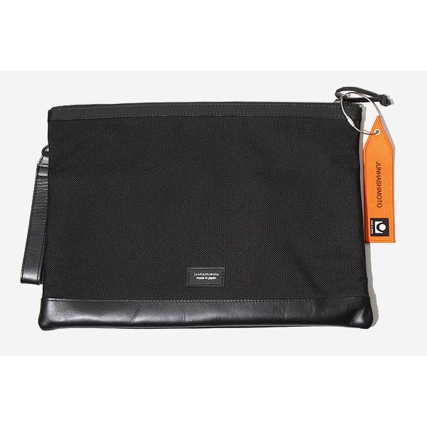 junhashimoto ジュンハシモト Clutch bag クラッチバッグ ポーチ BLACK ブラック B130000005 /◆ メンズ【ブランド】ジュンハシモト junhashimoto【表記サイズ】メンズ【実寸サイズ】ヨコ：34...