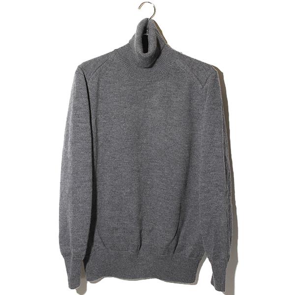 2023AW junhashimoto ジュンハシモト 7GG TURTLE NECK KNIT ７ゲージ タートルネック ニットセーター 3 Grey グレー 1092320002 /◆ メンズ【ブランド】ジュンハシモト junhashi...