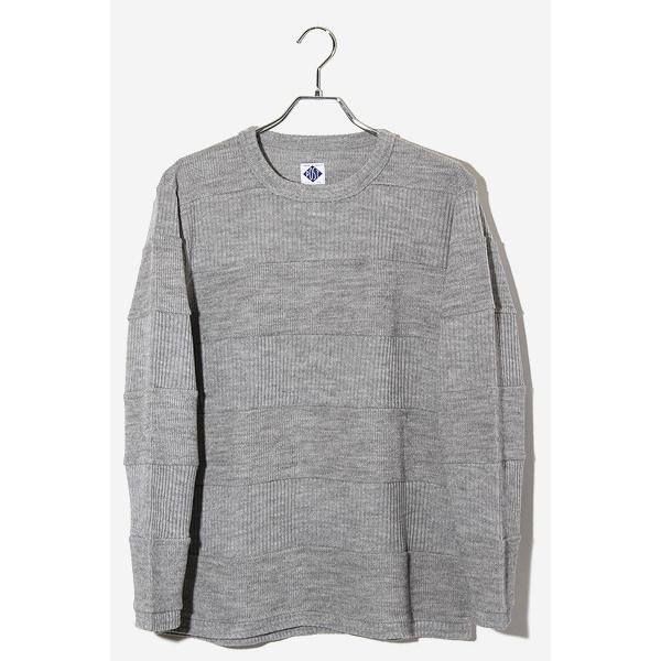 POST O'ALLS ポストオーバーオールズ クルーネック リブ ニット セーター F GRAY グレー /◆ メンズ【ブランド】ポストオーバーオールズ  POST O'ALLS【表記サイズ】メンズ：表記タグが切り取られているため不明です...