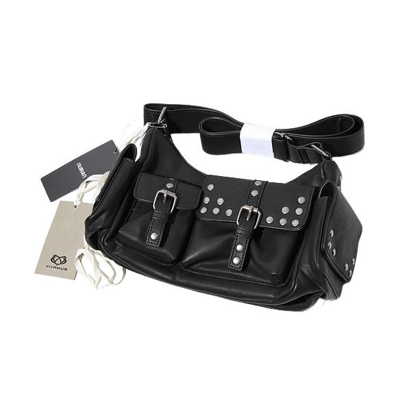未使用品 2025SS VIVAMUS ヴィヴァムス MINI SHOULDER BAG ミニ ショルダーバッグ OS BLK ブラック VM25SS-AC012 /●☆ レディース【表記サイズ】ONE SIZE【実寸サイズ】縦17cm×横...