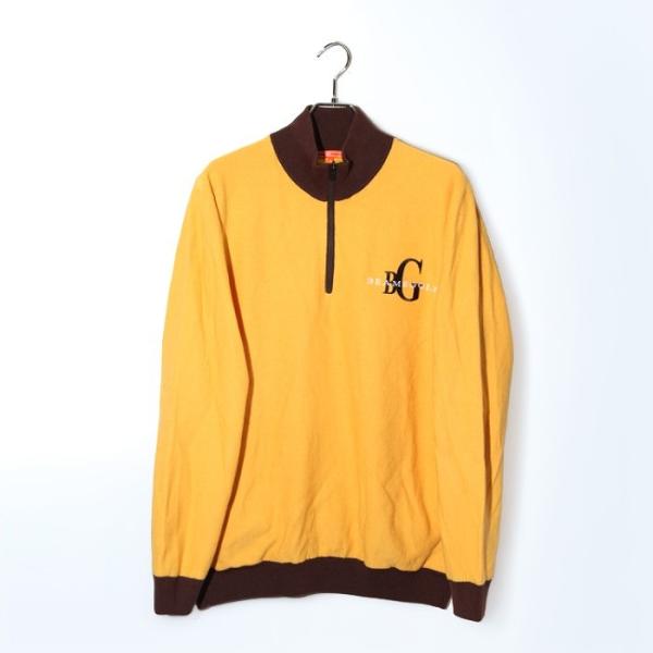 BEAMS GOLF ビームスゴルフ ORANGE LABEL エアシャット 裏付き ハーフジップ プルオーバーニット XL Yellow イエロー 82-15-0050-647 /◆ メンズ【ブランド】ビームスゴルフ BEAMS GOLF...
