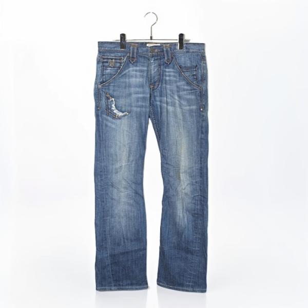 TAVERNITI SO JEANS By JIMMY TAVERNITI タバニティソージーンズ ジミータバニティ ダメージ加工 ブーツカット デニムパンツ 31 M158287【ブランド】ジミータバニティ JIMMY TAVERNITI...