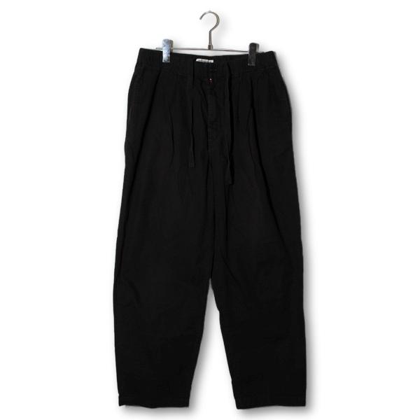 COOTIE PRODUCTION クーティー プロダクション GARMENT DYED 2TUCK EASY PANTS Ｍ BLACK ブラック CTE-21S101 /● メンズ【ブランド】クーティー COOTIE【表記サイズ】メンズ...