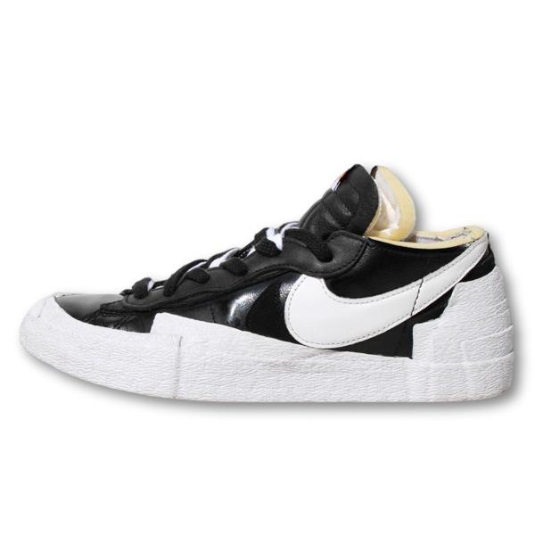 27cm NIKE sacai ナイキ サカイ Blazer Low "Black Patent Leather" US9 ブラック パテント レザー DM6443-001 /● メンズ【ブランド】ナイキ NIKE【表記サイズ】メンズ:US...