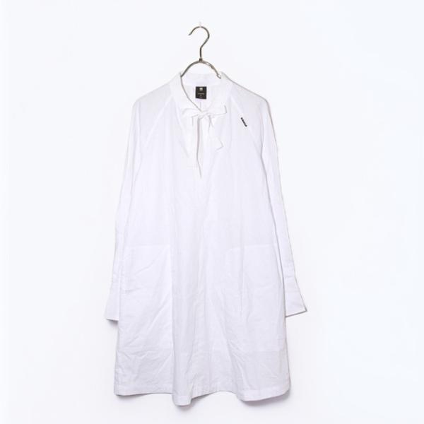 G-Star RAW ジースターロウ V-NECK TUNIC DRESS L/S Vネック リボン チュニック ワンピース S ホワイト D19054-4481-110 /◆☆ 【ブランド】ジースターロウ G-Star RAW【表記サイズ...