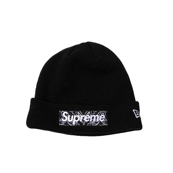 19FW Supreme シュプリーム New Era Bandana Box Logo Beanie ニューエラ バンダナ ボックスロゴ ビーニー BLACK ブラック /● メンズ【ブランド】シュプリーム SUPREME【表記サイズ】F...