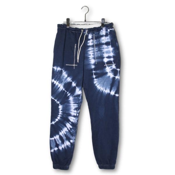 Sand Water サンドウォーター ORGANIZED RIB EASY PANTS 16oz C.FLEECE w/TIEDYE オーガニック リブ イージーパンツ FREE BLUE ブルー /◆ メンズ【表記サイズ】メンズ:FRE...