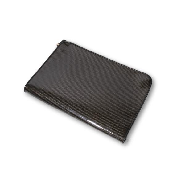 未使用品 cisei シセイ グラスファイバークラッチバッグ BLACK ブラック 0934 /◆ メンズ【ブランド】シセイ Cisei【表記サイズ】FREE【実寸サイズ】持ち手の長さ：-cm　ヨコ：38cm　タテ：27cm　マチ：2cm　...