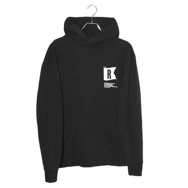 2025SS RATS FLAG ラッツ HOODIE プルオーバー スウェット フーディー パーカー XL BLACK ブラック 25'RTC-0204 /◆ メンズ【表記サイズ】メンズ：XL【実寸サイズ】肩幅：54.5cm　身幅：62c...