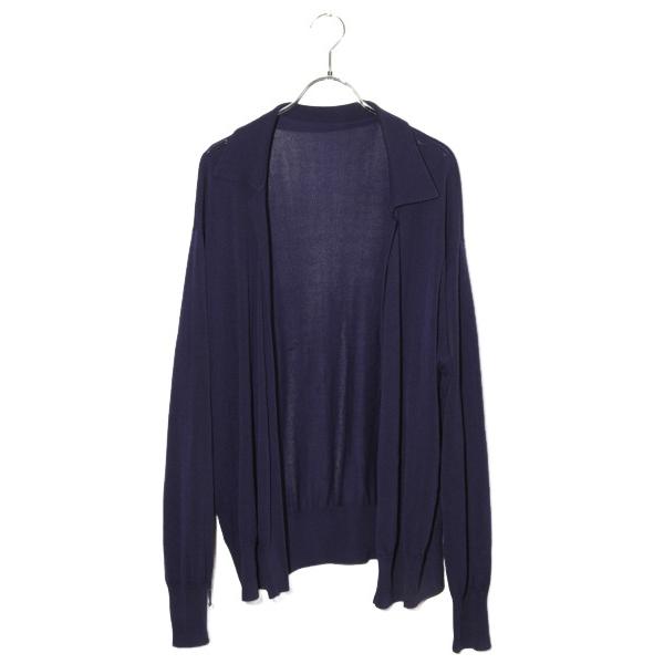 2024SS RAINMAKER レインメイカー DOUGI CARDIGAN ニット カーディガン 3(44)  NAVY ネイビー RM241-032 /◆ メンズ【表記サイズ】メンズ：3＜44＞【実寸サイズ】肩幅：54cm　身幅：56...