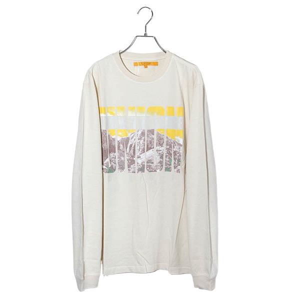 未使用品 UNION TOKYO ユニオン トーキョー ELEVATION L/S TEE プリント 長袖ロンTシャツ カットソー L 23M1100010801832 /● メンズ【表記サイズ】メンズ：L【実寸サイズ】肩幅：48.5cm　...