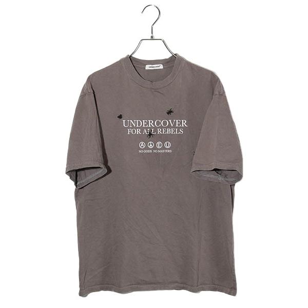 2024SS UNDERCOVER アンダーカバー TEE UC FOR REBELS BUG_em 刺繍 プリント 半袖Tシャツ カットソー 3 GRAY グレー UP1D4804 /◆ メンズ【ブランド】アンダーカバー UNDERCOV...
