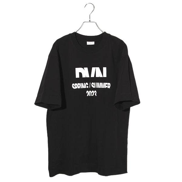 2023SS DRIES VAN NOTEN ドリスヴァンノッテン Heli PR Show T-Shirt  ロゴ 半袖Tシャツ カットソー L BLACK ブラック /● メンズ【ブランド】ドリスヴァンノッテン DRIES VAN NO...