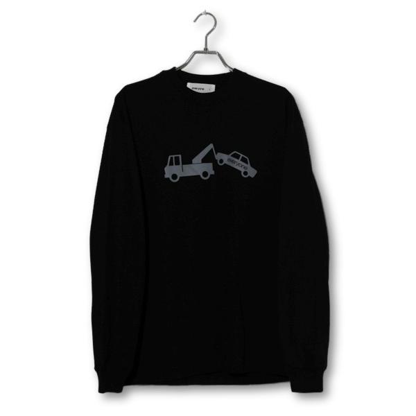 everyone エブリワン wrecker long sleeve tee shirt レッカー ロングスリーブ Tシャツ カットソー S BLACK ブラック EV23-CS10 /● メンズ【表記サイズ】メンズ:S【実寸サイズ】肩幅：...